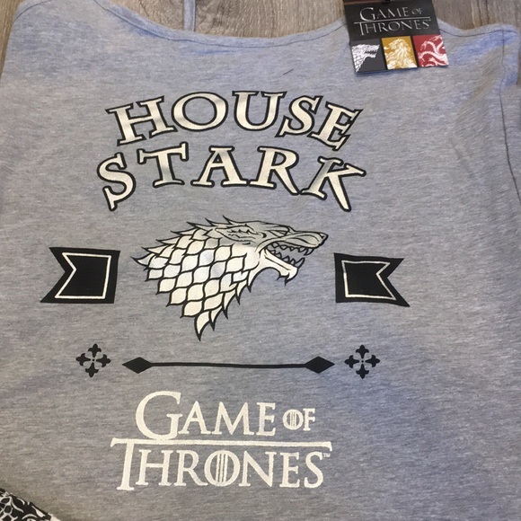 Intimates & Sleepwear | House Stark Tank And Shorts Set Nwt | Poshmark